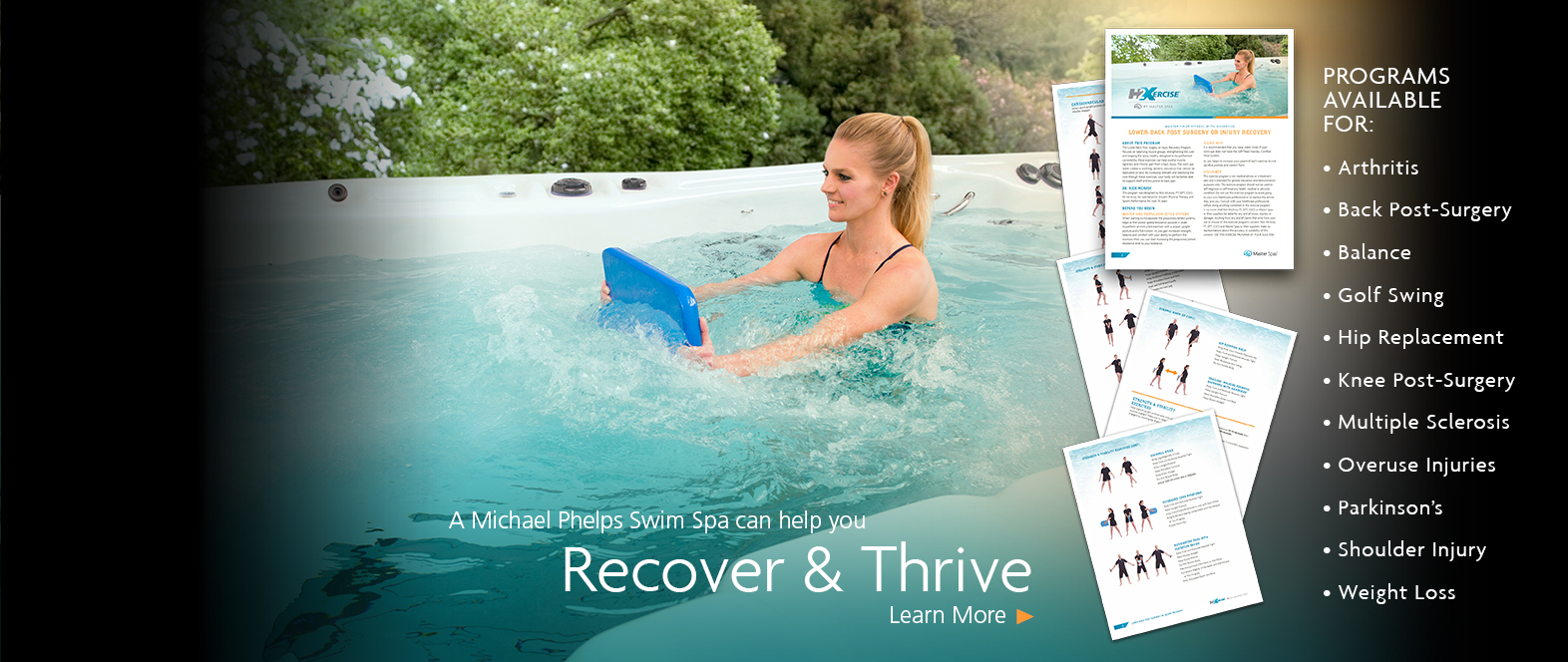 Swim Spas by Master Spas: Michael Phelps Signature Swim Spa