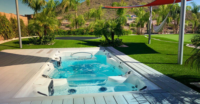 Best pool-spa combo? A dual-zone swim spa