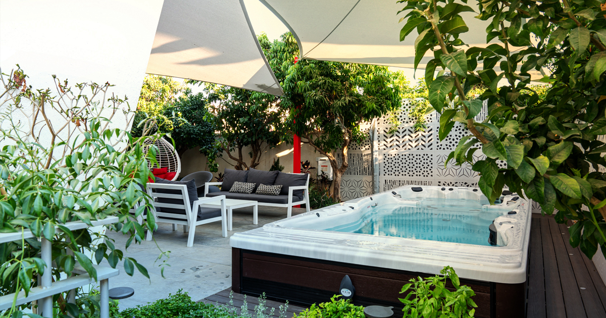Backyard privacy ideas for your swim spa